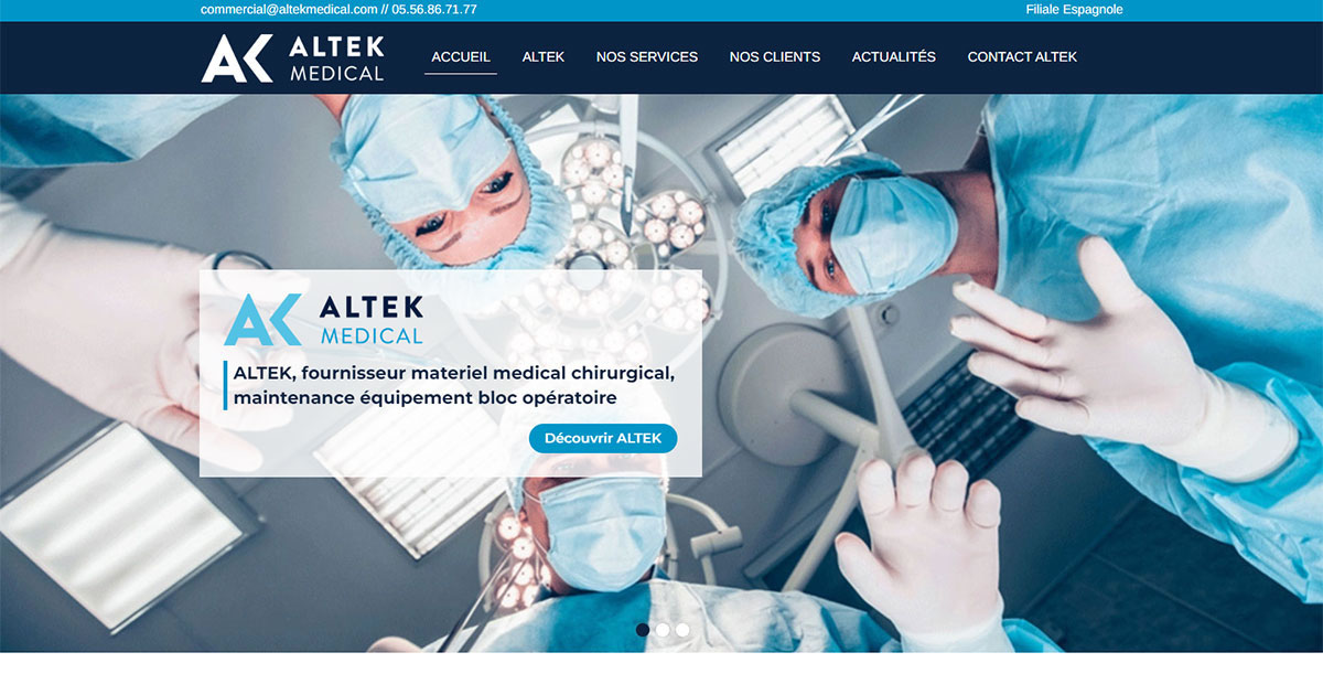Nos actualités |Blog d’information | ALTEK MEDICAL